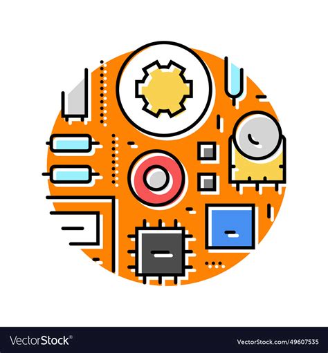 Analog Electronics Color Icon Royalty Free Vector Image
