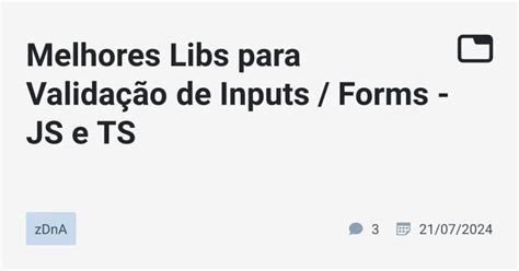 javã rodrigues de aguiar on linkedin melhores libs para validação de