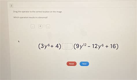 Solved 2 Drag The Operator To The Correct Location On The Image Which