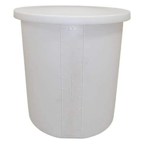 100 Gallon Natural Polypropylene Cylindrical Prochem® High Temperature