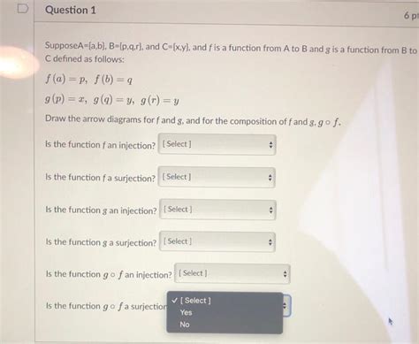 solved suppose a {a b} b {p q r} and c {x y} and f is a