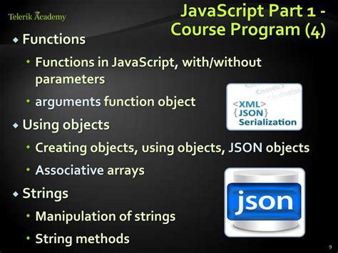 Ppt Javascript Part 1 Course Introduction Powerpoint Presentation