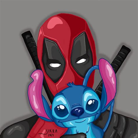Artstation Deadpool And Stitch