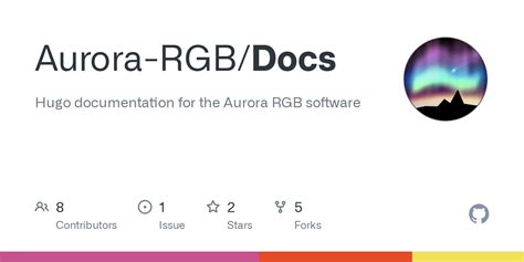 Github Aurora Rgbdocs Hugo Documentation For The Aurora Rgb Software