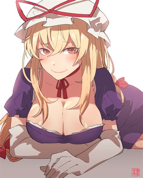 Yakumo Yukari Touhou Drawn By Temoto Danbooru