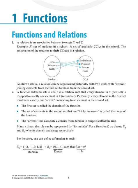 Igcse Additional Mathematics Openschoolbag