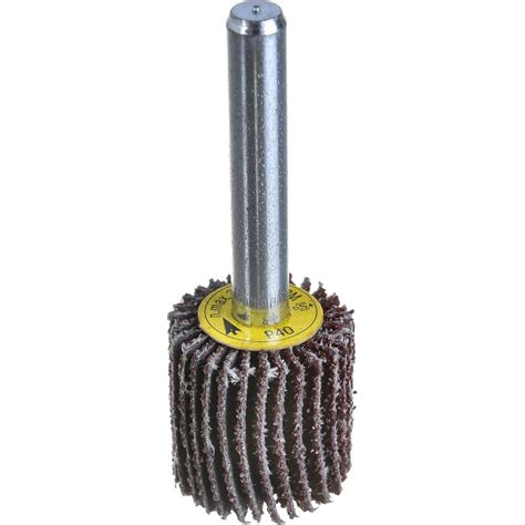 Щетка лепестковая абразивная ROXTOP на шпинделе (20х20х6 мм; Р40 ...