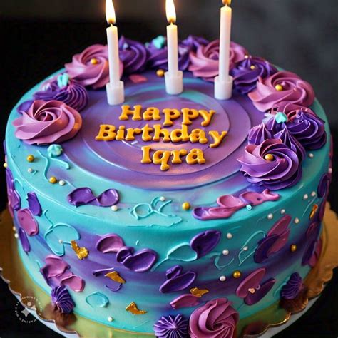 Iqra Birthday Cake