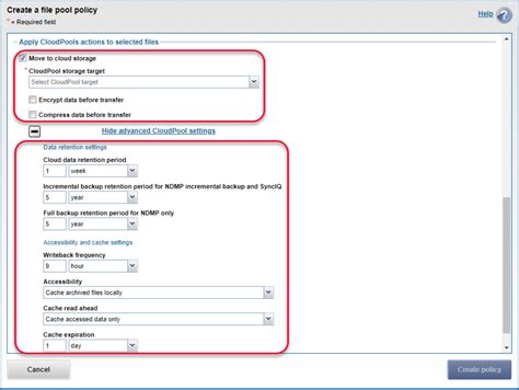 Cloudpools Configuration Powerscale Cloudpools And Microsoft Azure