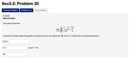 solved sec5 2 problem 20 previous problem problem list next