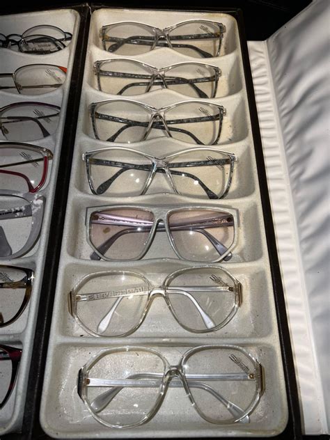 Box Of Silhouette Vintage Glasses Rglasses