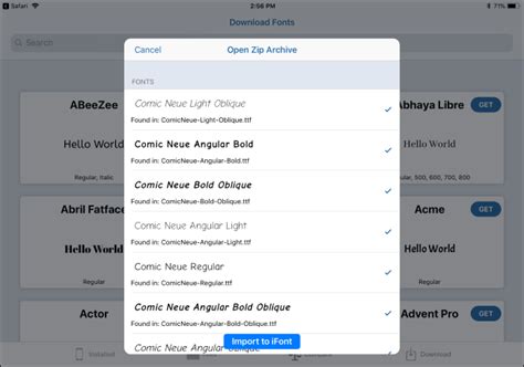 How To Install Fonts On An IPad Or IPhone