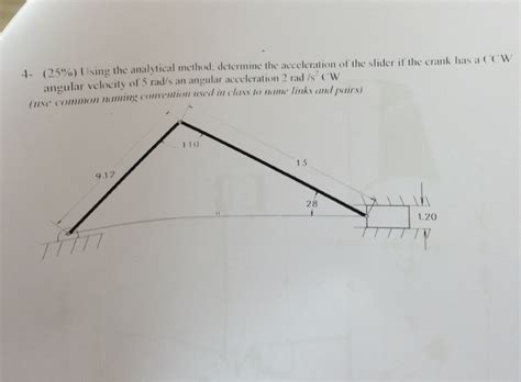 Solved Using The Analytical Method Determine The