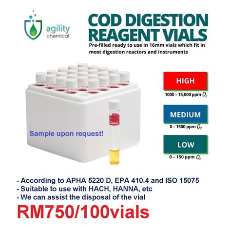 Cod Digestion Reagent Vials Shopee Malaysia
