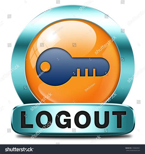 Logout Button Orange Logout Button Orange