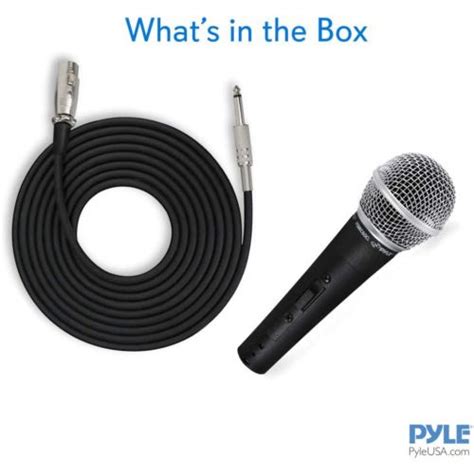 Pyle Professional Dynamic Vocal Microphone Moving Coil Dynamic Cardioid With On Ebid United