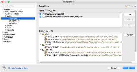 CCS TMS F Scripting The Compiler Chain Selection Code Composer Studio Forum Code