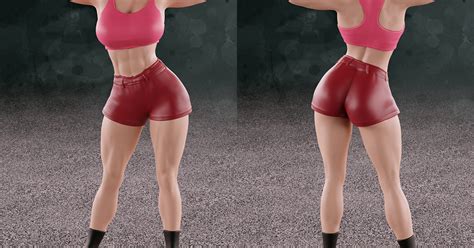 fighter girl stl file by hitesh rathod download free stl model