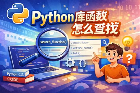 Python库函数怎么查找 Python库函数怎么查找