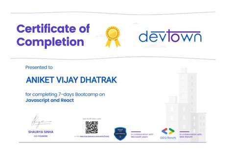aniket dhatrak on linkedin devtown gdg javascript reactjs bootcamp