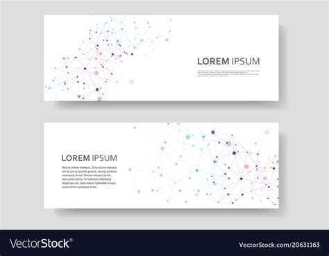Abstract Connect Lines And Dots Royalty Free Vector Image