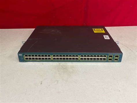 1 Qty Cisco Catalyst 3560 Series Poe 48 Sierra Auction Management Inc