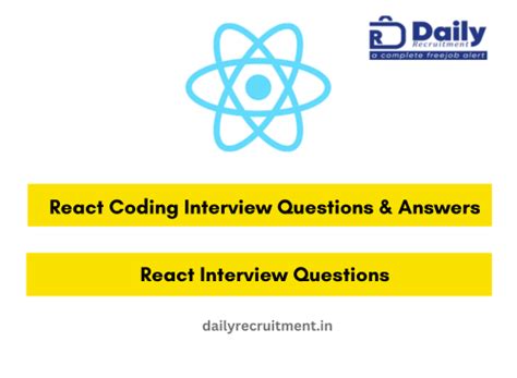 React Coding Interview Questions And Solutions 2025 Get React Interview Questions