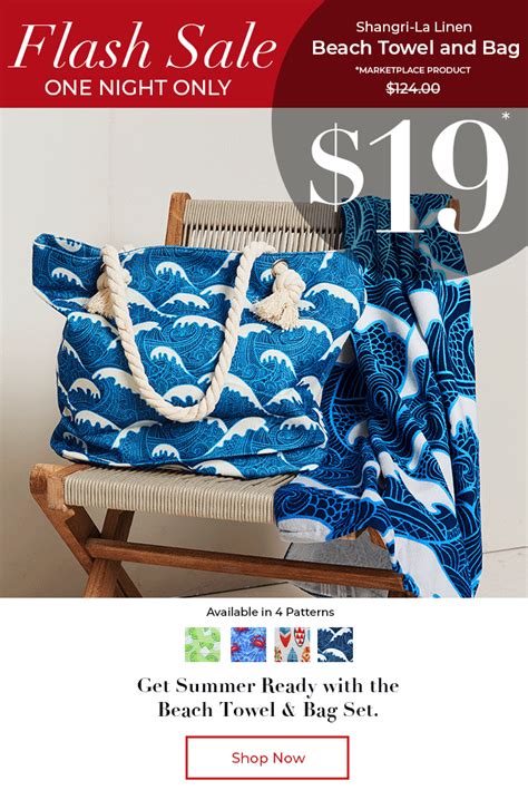Autograph Fashion 🔥 Hot Deal Now 19 Beach Towel And Bag Set Milled