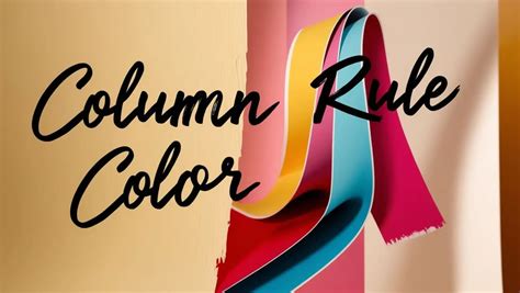 Css Column Rule Color Property Codetofun