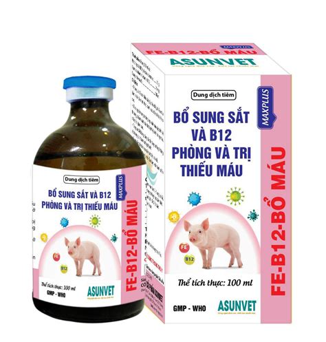 Fe B12 BỔ MÁu Thú Y Đức Tâm