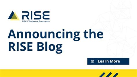 Rise Risc V Software Ecosystem On Linkedin Rise