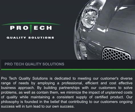 Protech Quality Solutions Shepherdsville Ky
