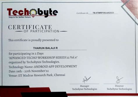 tharun balaji r on linkedin technobytes iitmrp iitmadras workshop