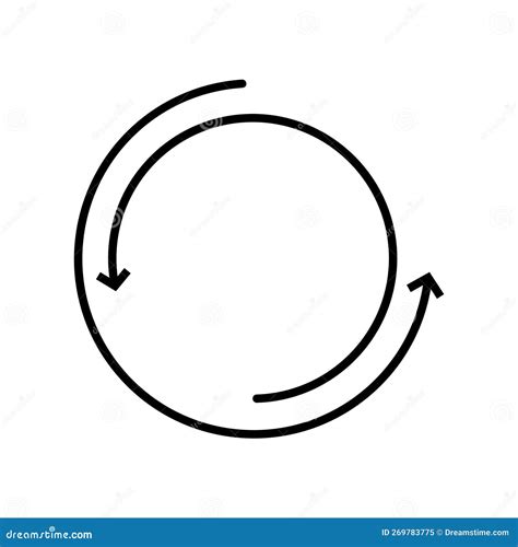 Recycling Icon Stock Vector Illustration Of Motion 269783775