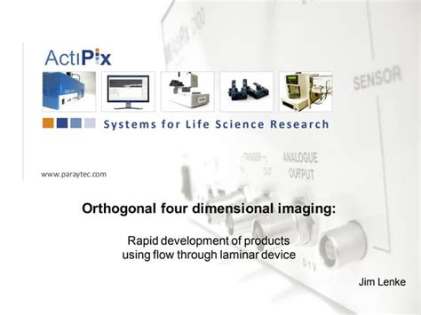 Orthogonal Imaging Jan 2012 Ppt