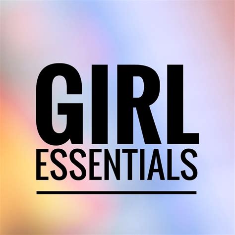 Girl Essentials Youtube