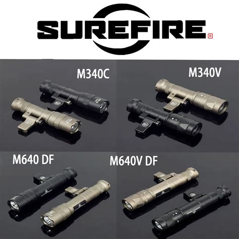 Surefire M340 M600 M640 Sf Tactical Led Flashlight M340v Strobe Scout