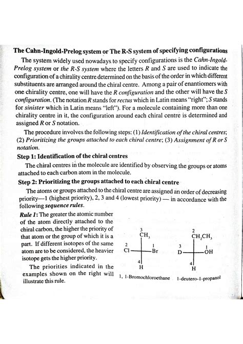 Solution The Cahn Ingold Prelog System Calicut University Chemistry Studypool