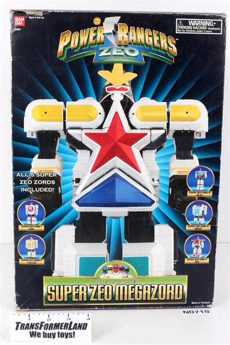 Power Rangers® Zeo Deluxe Dx Super Zeo Megazord Package Sku 336414