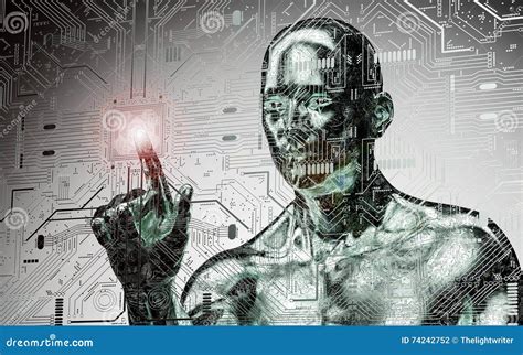 Robotic Arm Clicking Heart Shaped Like Button Automated Social Media