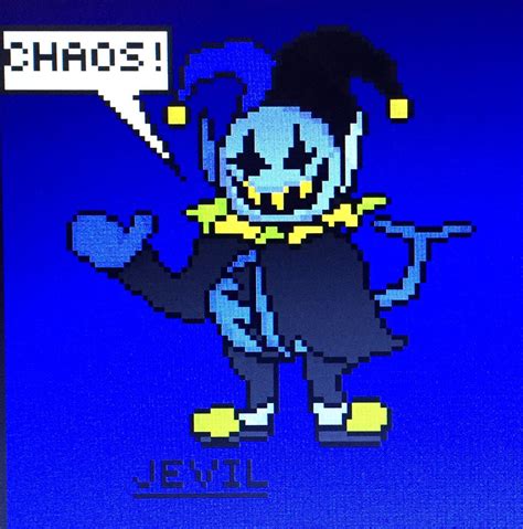 Updated Jevil Sprite R Deltarune