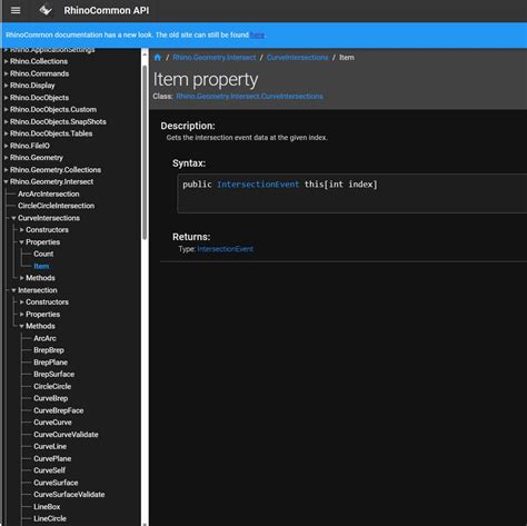 CurveIntersections Object Has No Attribute Item Grasshopper Developer McNeel Forum