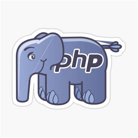 PHP Logo Sticker For Sale By Lelupawibe Redbubble