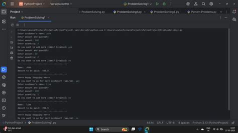 Pythonprojects Billingsystem Learningbydoing Problemsolving
