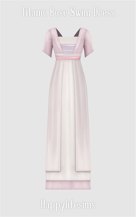 Lonelyboy Ts4 Titanic Rose Swim Dress Artofit