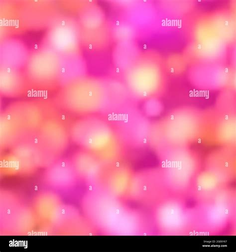 Seamless Vector Glow Bokeh Spray Background Vibrant Colorful Blurred Square Pattern With