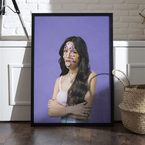 Olivia Rodrigo Sour Album Cover Poster Print Olivia Rodrigo Etsy Portugal