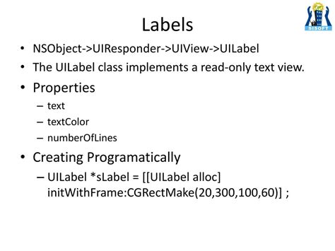 ios ui components sisoft technologies pvt ltd ppt download