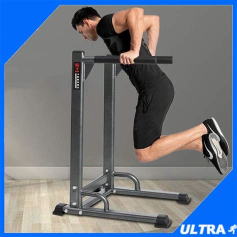 Squat Rack Dip Bar Push Up Split Bars Station Power Press Gym Stand