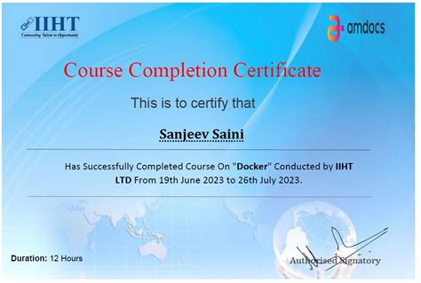 Sanjeev Saini On Linkedin Learning Docker Cloud Amdocscloud